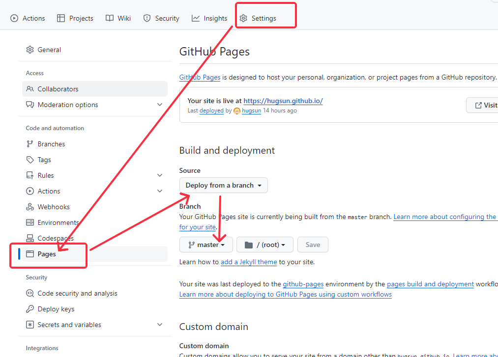 基于github搭建个人blog😀 | hugsun’s blog